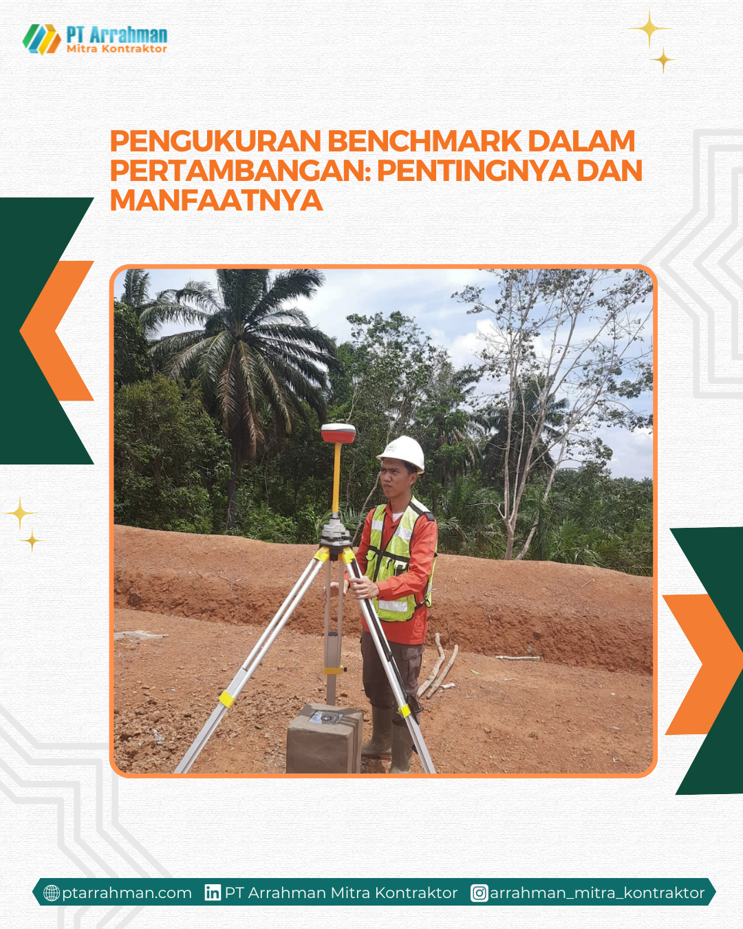 Pengukuran Benchmark dalam Pertambangan - PT Arrahman